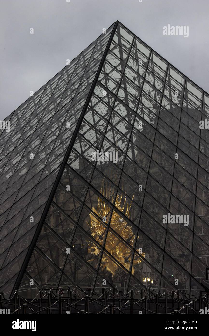Glass Pyramid at Louvre Museum in Paris, France Stock Photo - Alamy