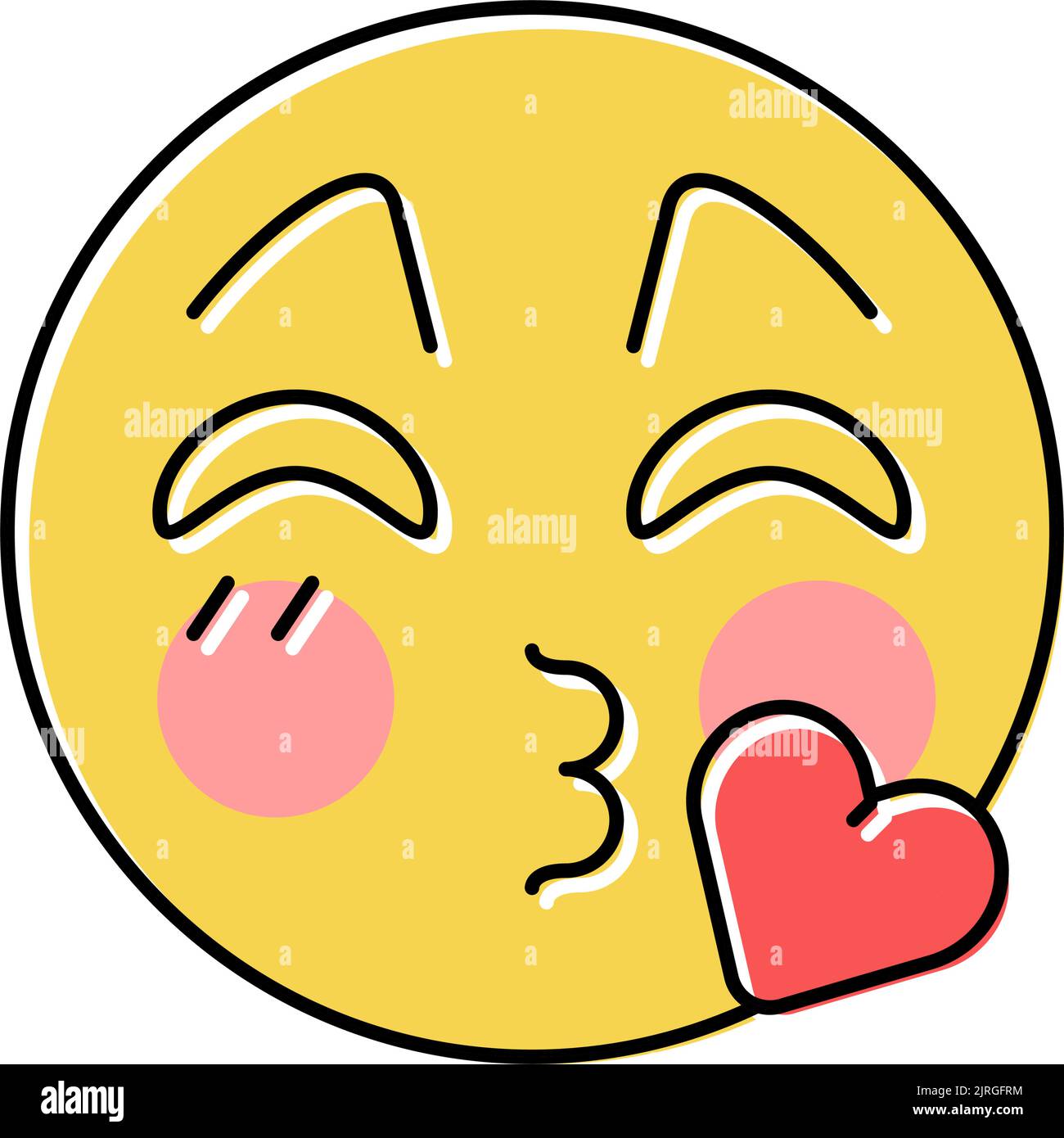 Confused emoji color icon Cut Out Stock Images & Pictures - Alamy