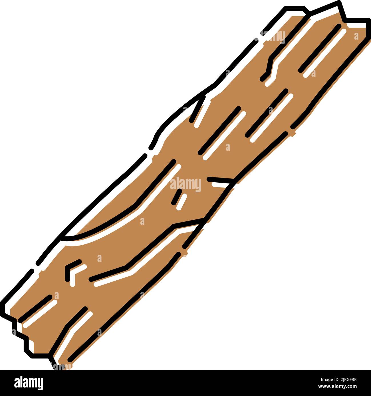 plank wood timber color icon vector illustration Stock Vector Image ...
