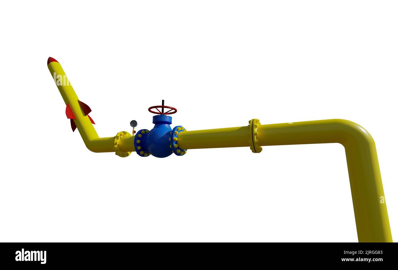 Crisis, gas pipe being turned into weapons, the concept of a threat to ...