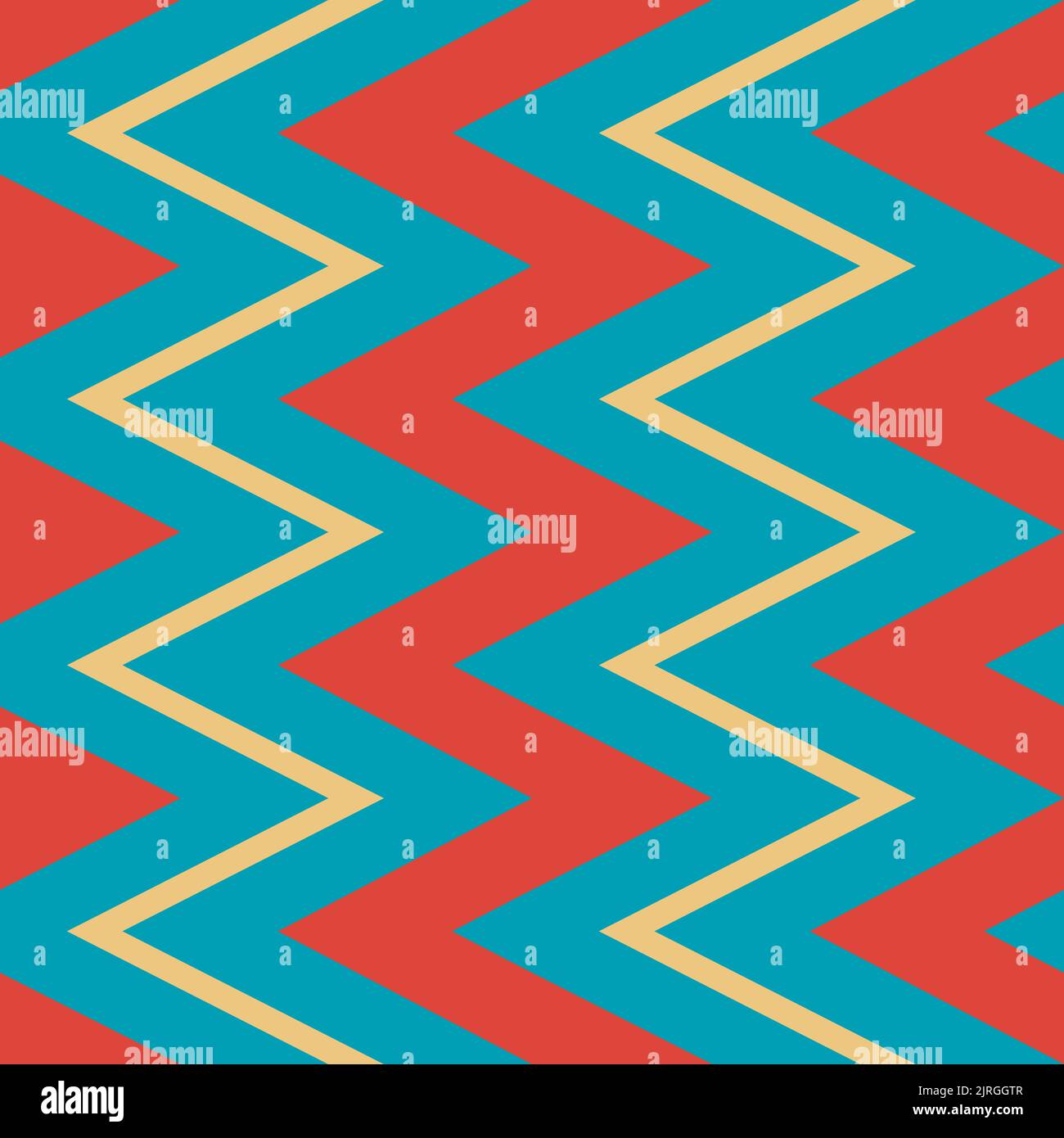 Seamless Pattern with Chevron Stripes in 3 colors Stock Photo - Alamy