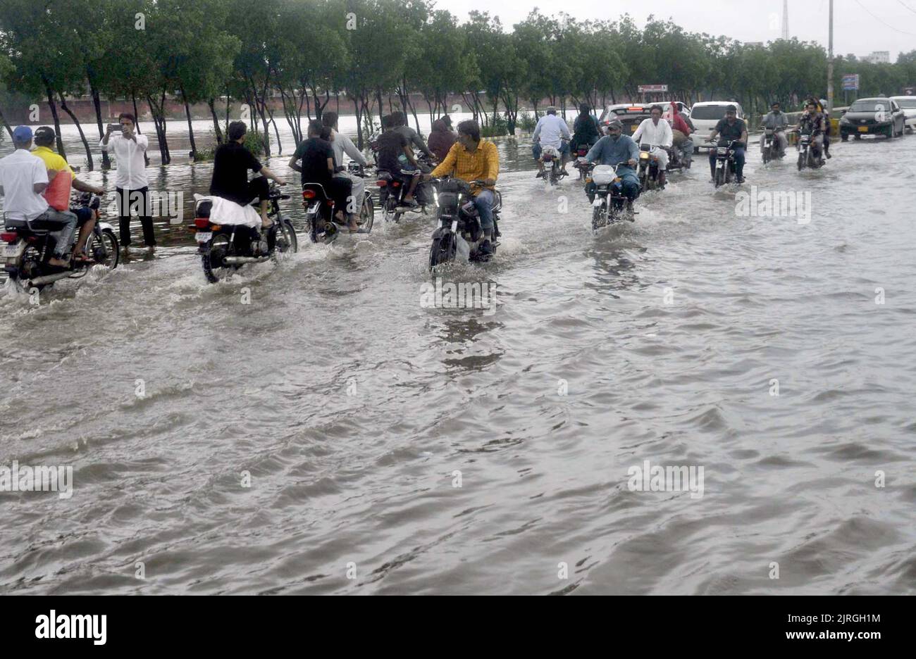 Commuters are facing difficulties in transportation due to stagnant ...