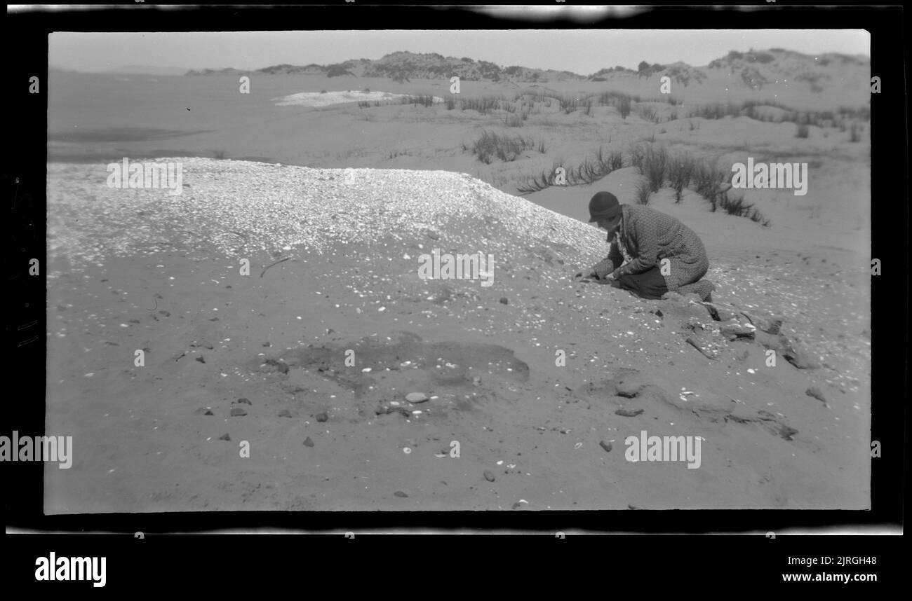 Umu near Midden number 4, 11 September 1932, by Leslie Adkin Stock ...