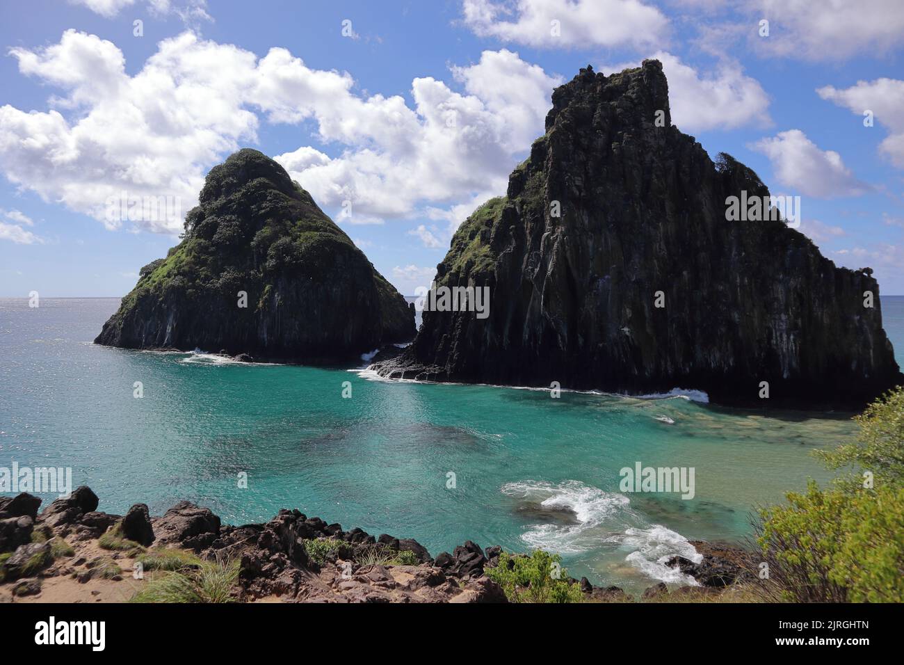 View of Two Brothers Mountain - Morro dos Dois Irmaos in Portuguese ...
