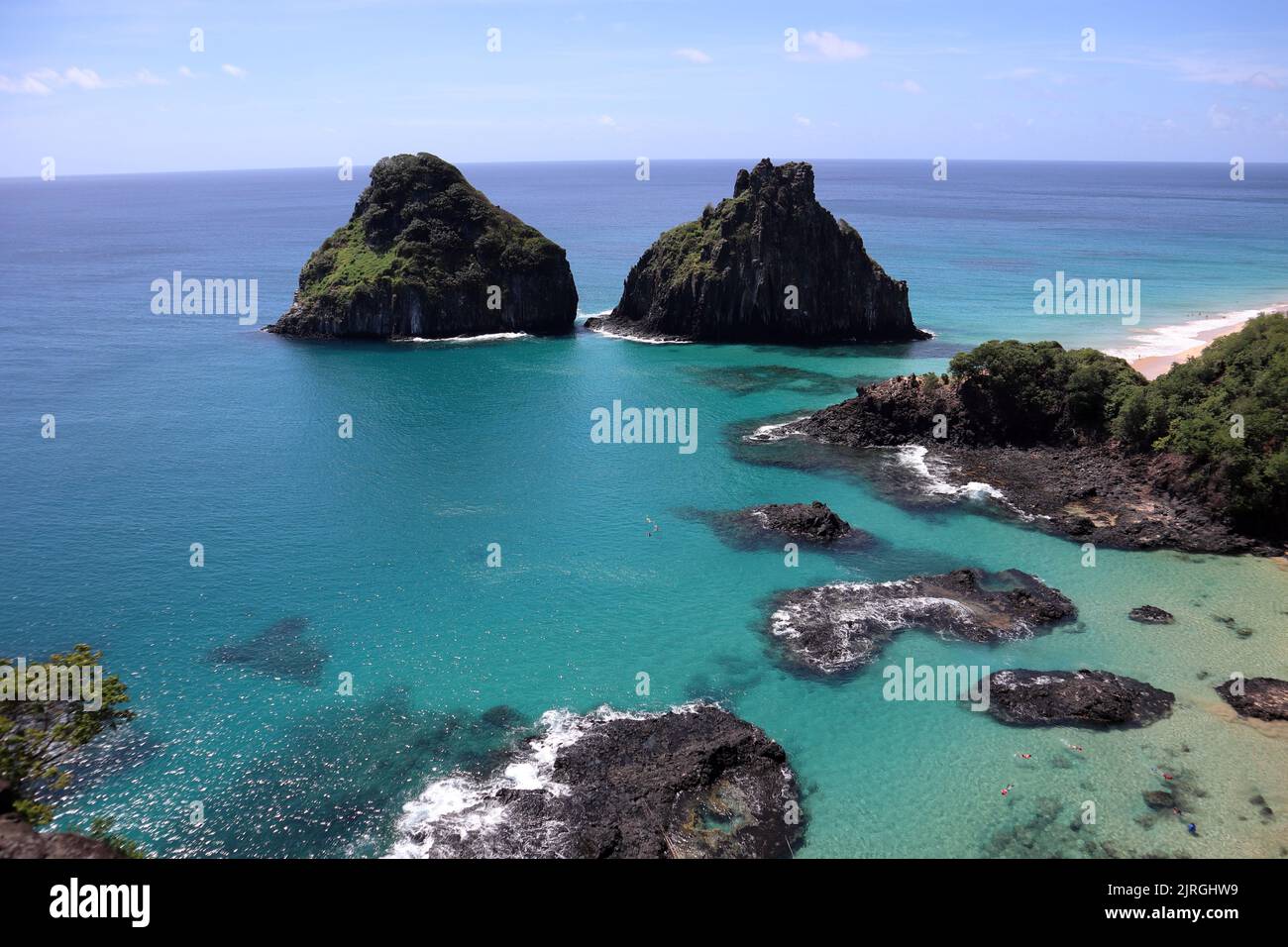 View of Two Brothers Mountain - Morro dos Dois Irmaos in Portuguese ...