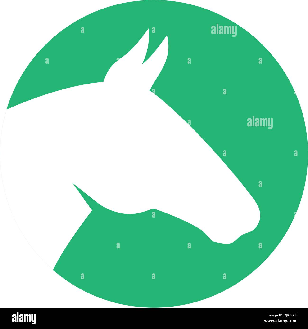 Horse head silhouette. Horse symbol. Stallion head silhouette. Farm ...