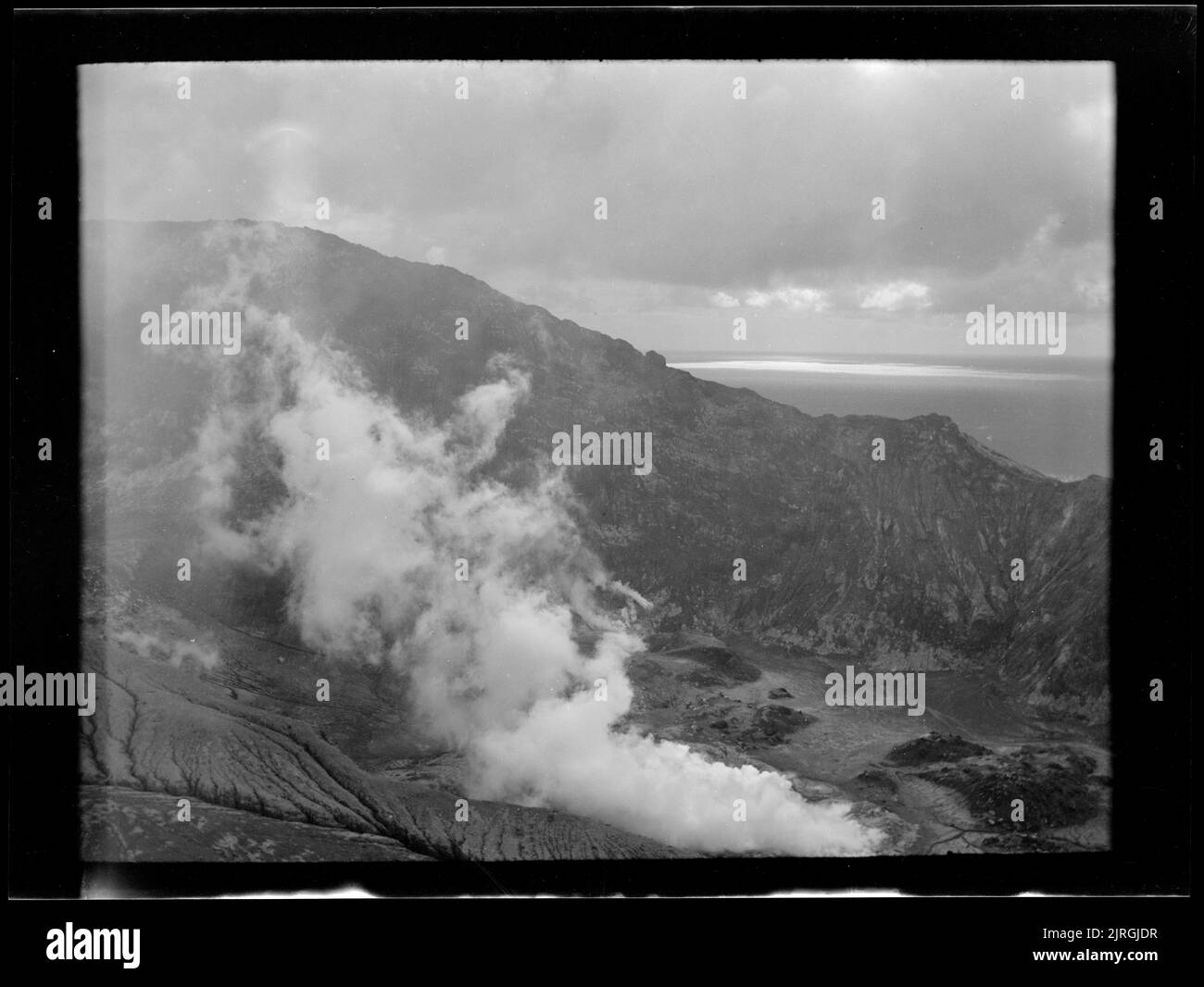 Volcanic Action, 1939, by Dr Patrick Marshall Stock Photo - Alamy