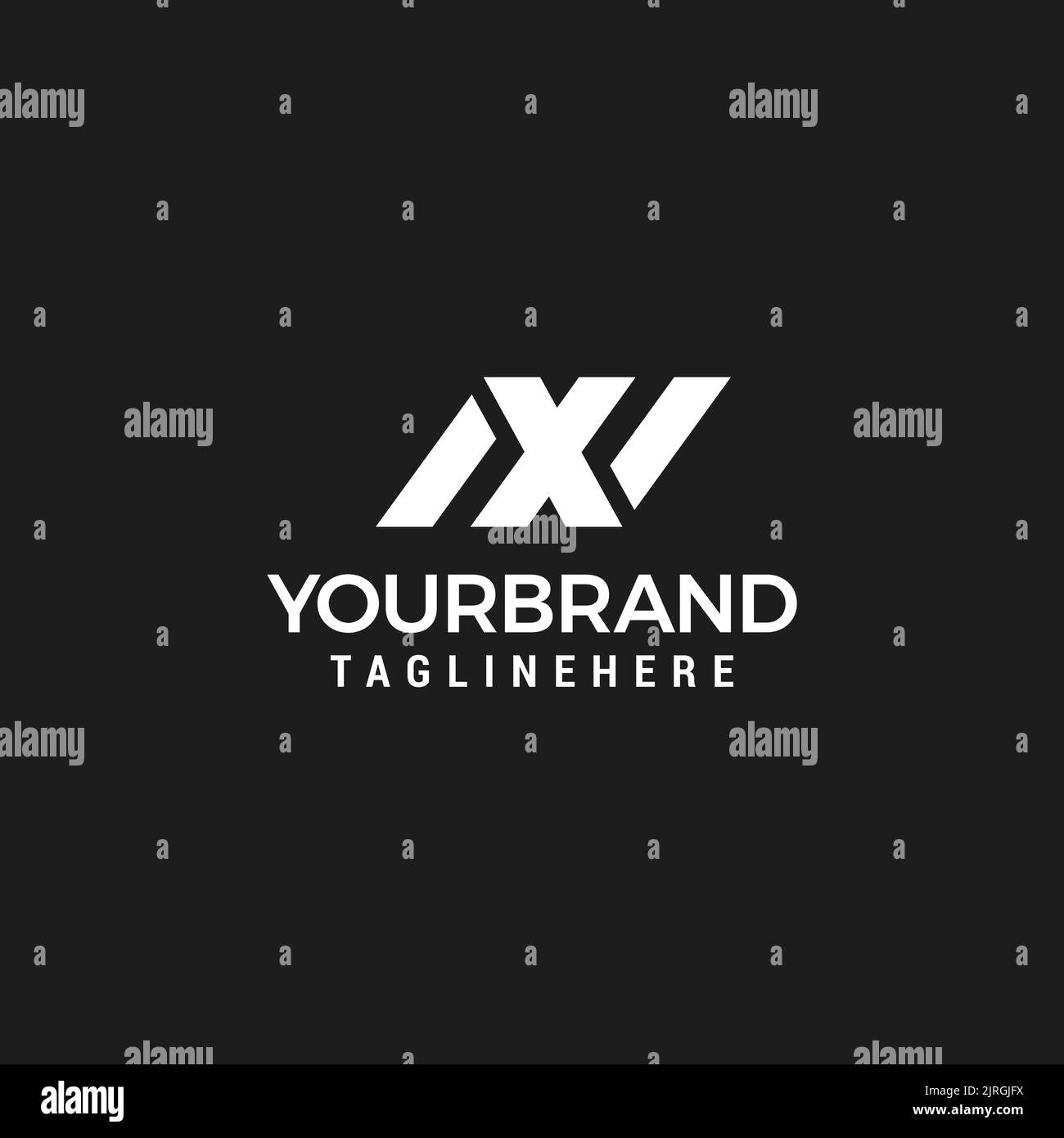 XN letter logo design on luxury background NX monogram initials letter ...