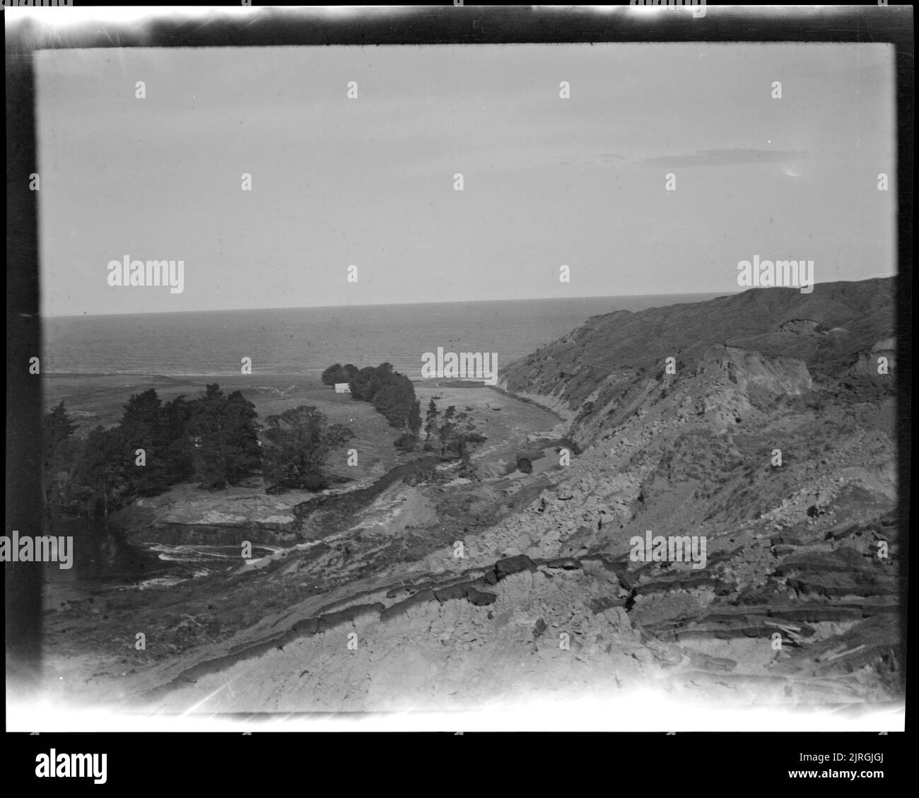 Waikare River getting away, 1931, by Dr Patrick Marshall Stock Photo ...