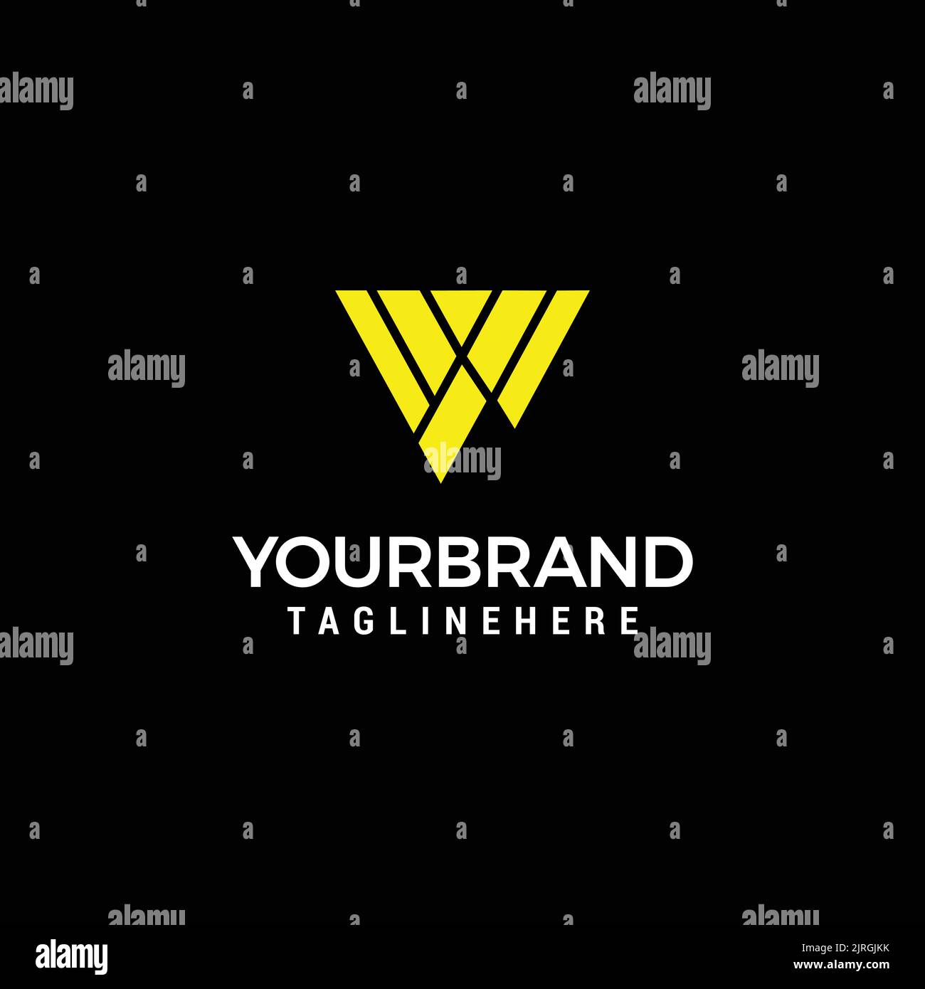 W Logo Design and template Creative W icon initials based Letters in ...