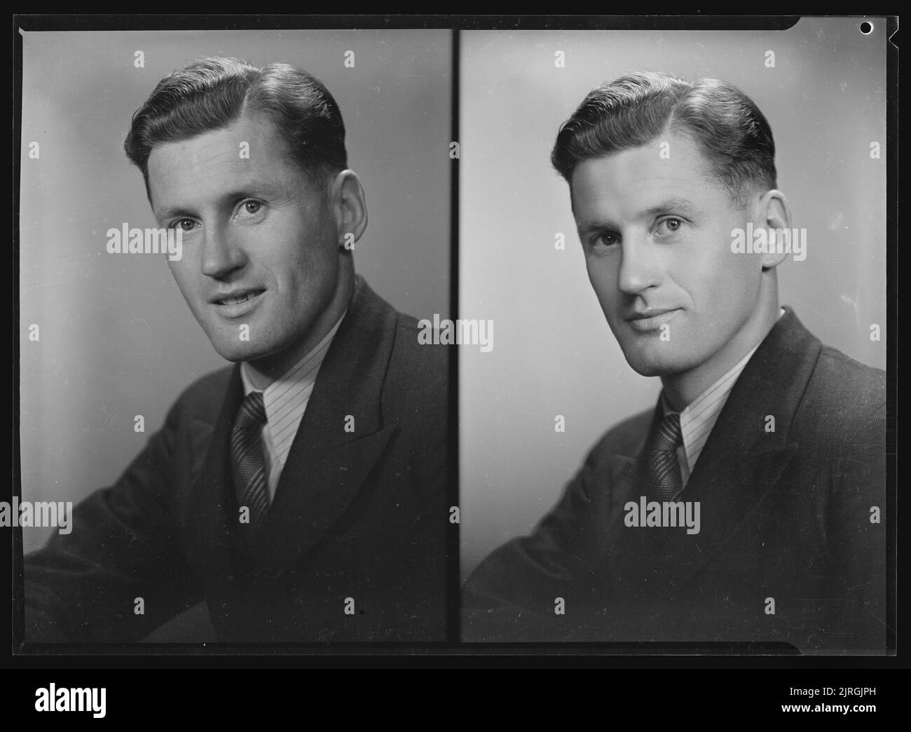 Mr JF Eggers, 02 December 1940, Wellington, by Spencer Digby Studios ...