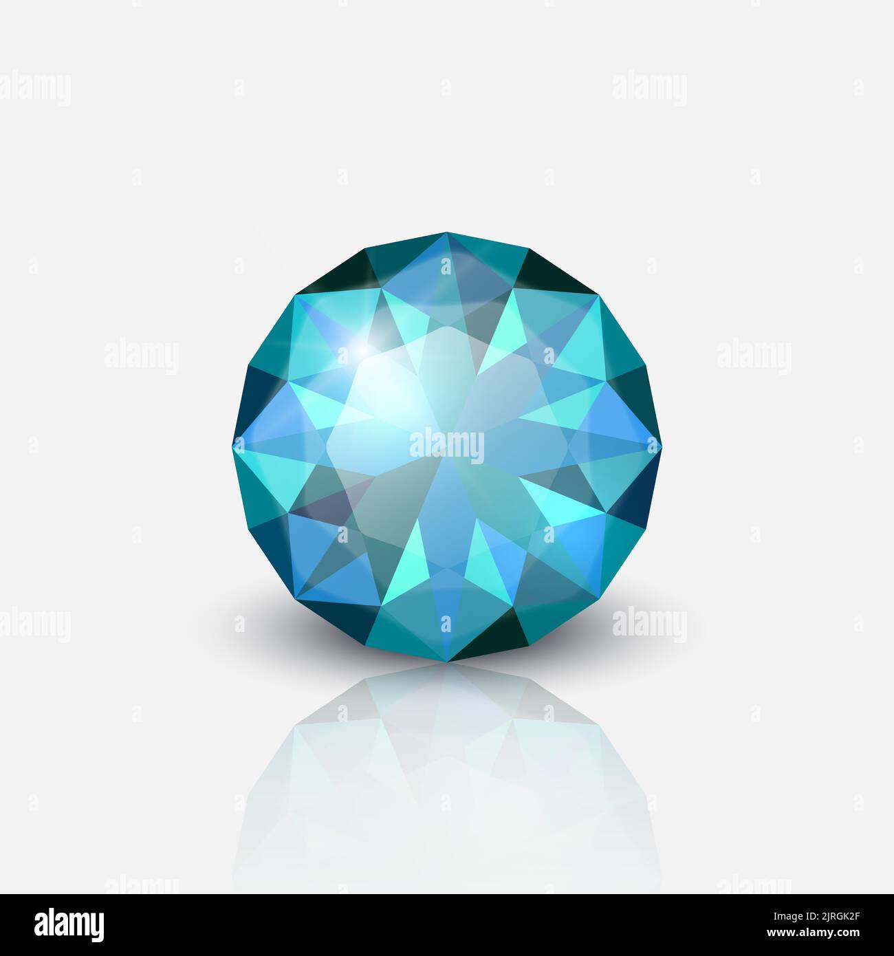 Vector 3d Realistic Transparent Gemstone, Diamond, Crystal, Rhinestone ...