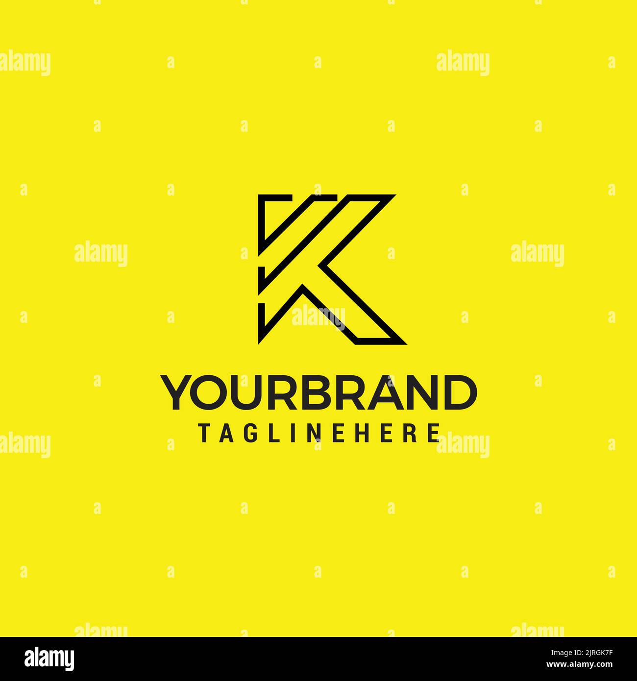 SK Logo line Letter Design Template Element vector Stock Vector Image ...