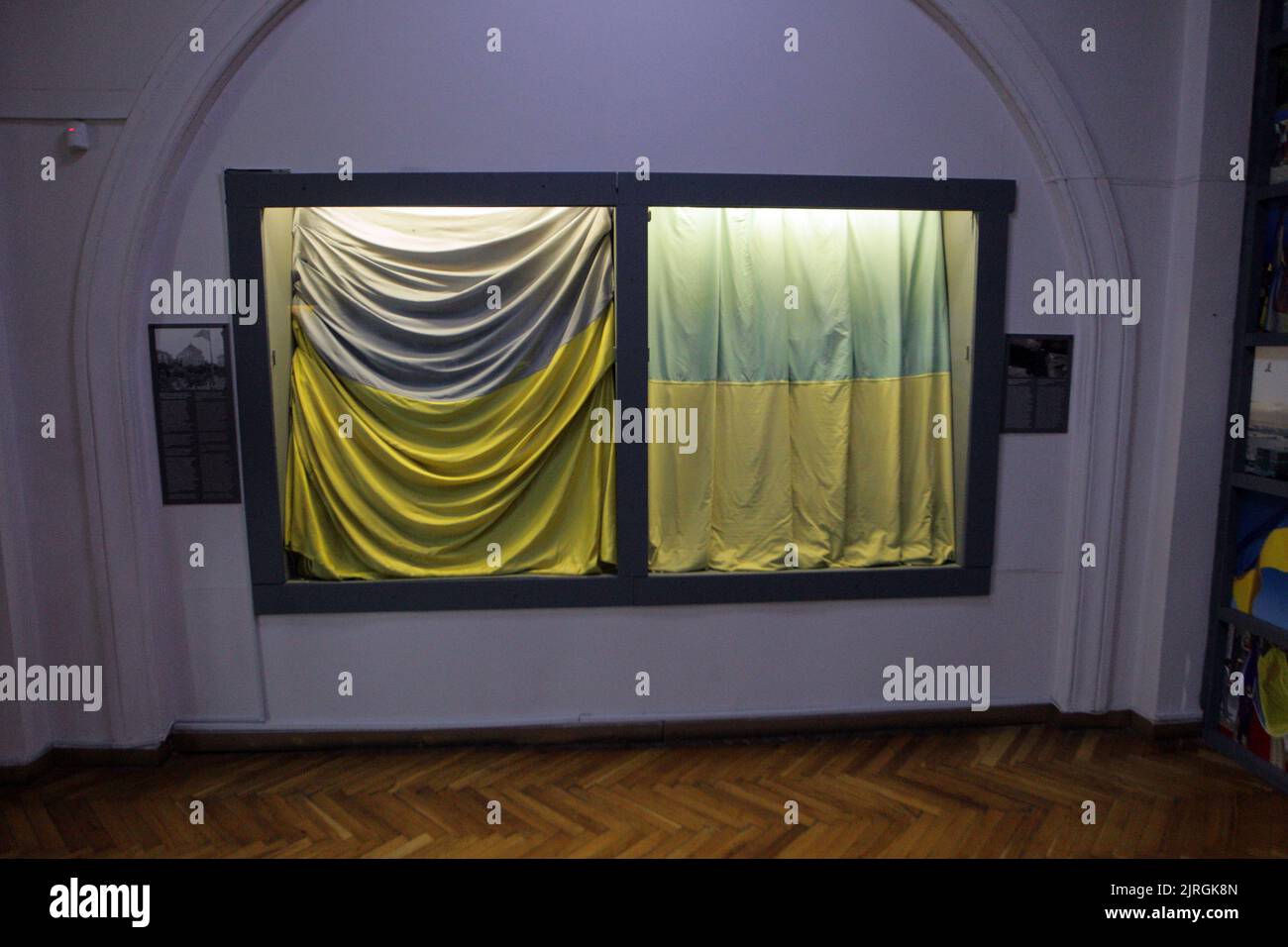 KYIV, UKRAINE - AUGUST 23, 2022 - The collection of 17 unique flags of ...