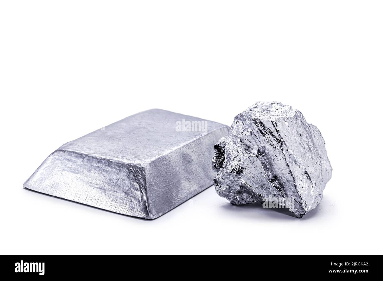platinum ingot and nugget, noble metal, used in the production of ...