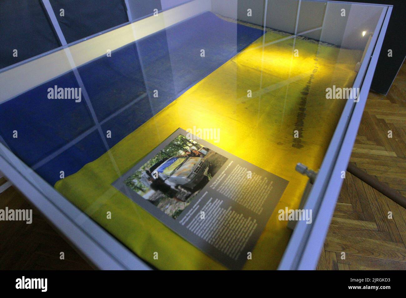 KYIV, UKRAINE - AUGUST 23, 2022 - The collection of 17 unique flags of ...