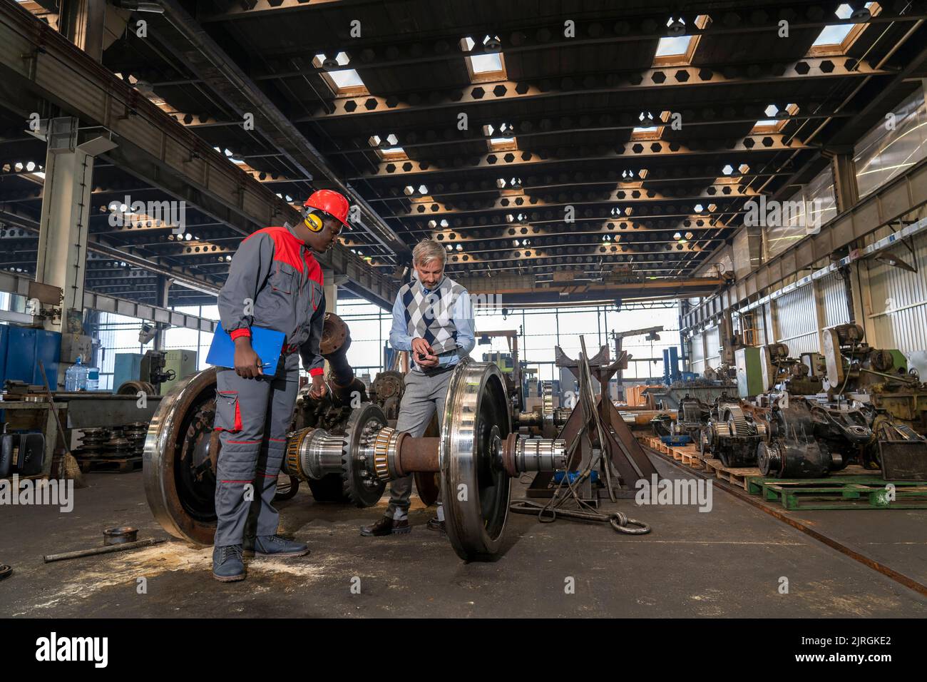 Area For Maintenance, Repair And Service Of Trains And Wagons. Quality ...