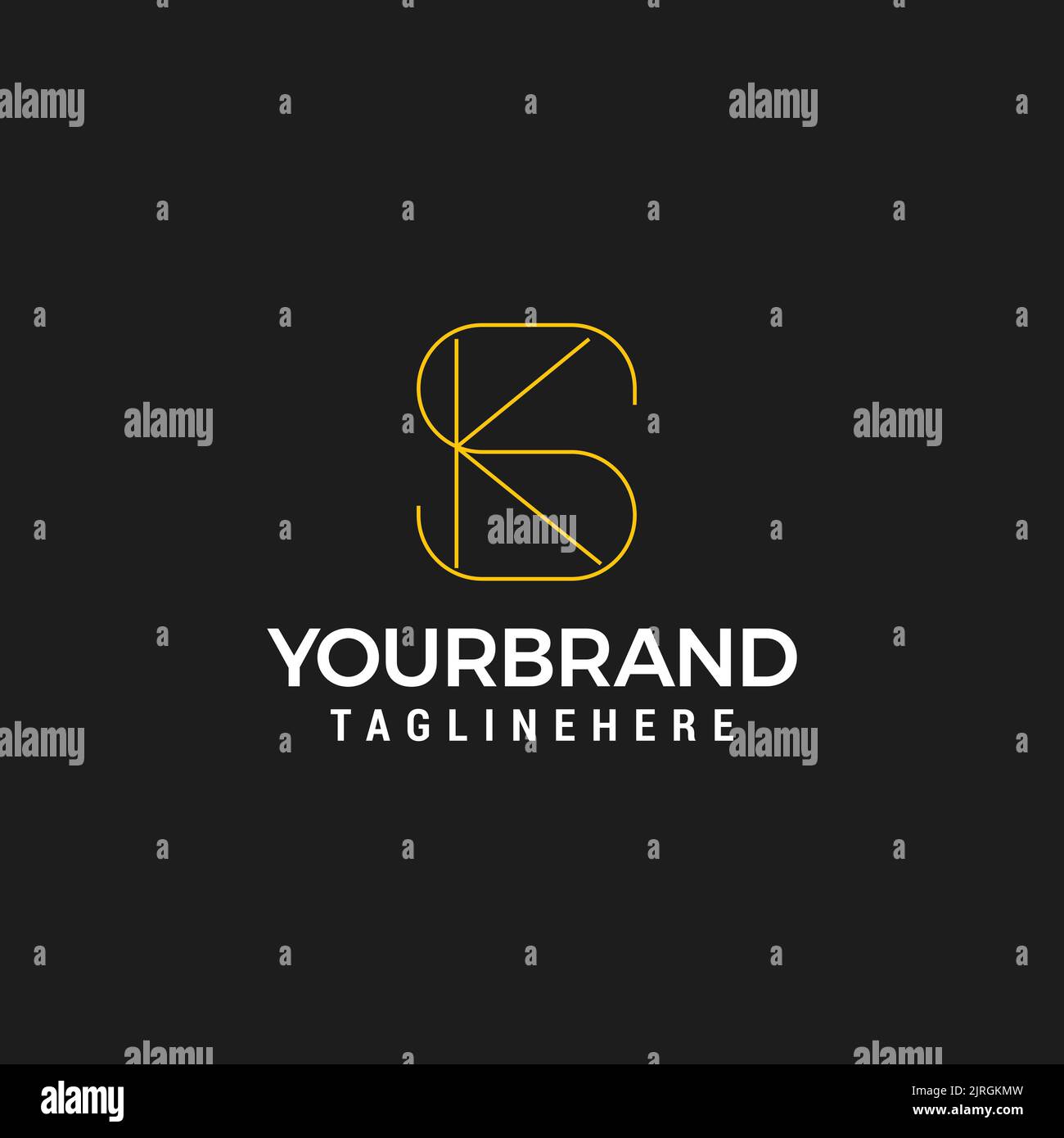 Ks clean logo Stock Vector Images - Alamy
