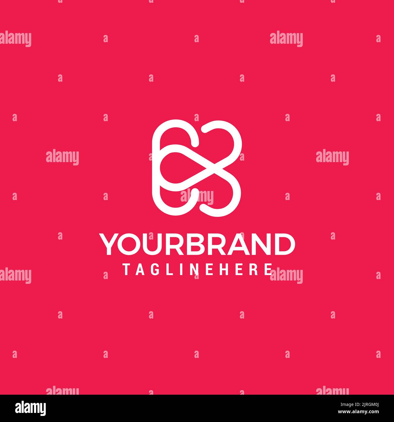 letter ck stripes geometric line symbol logo vector Stock Vector Image ...