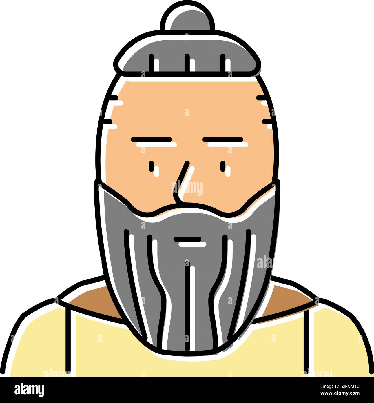 head viking medieval color icon vector illustration Stock Vector Image ...