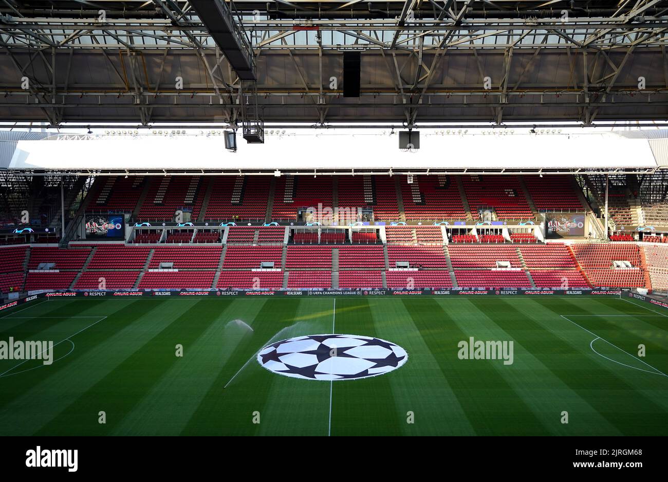 General view from inside the stadium before the UEFA Champions League ...