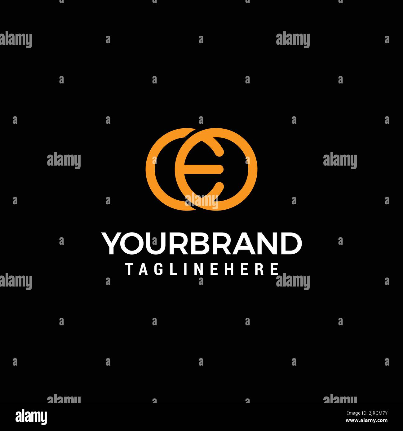 CEO Letter Initial Logo Design Vector Illustration Stock Vector Image ...