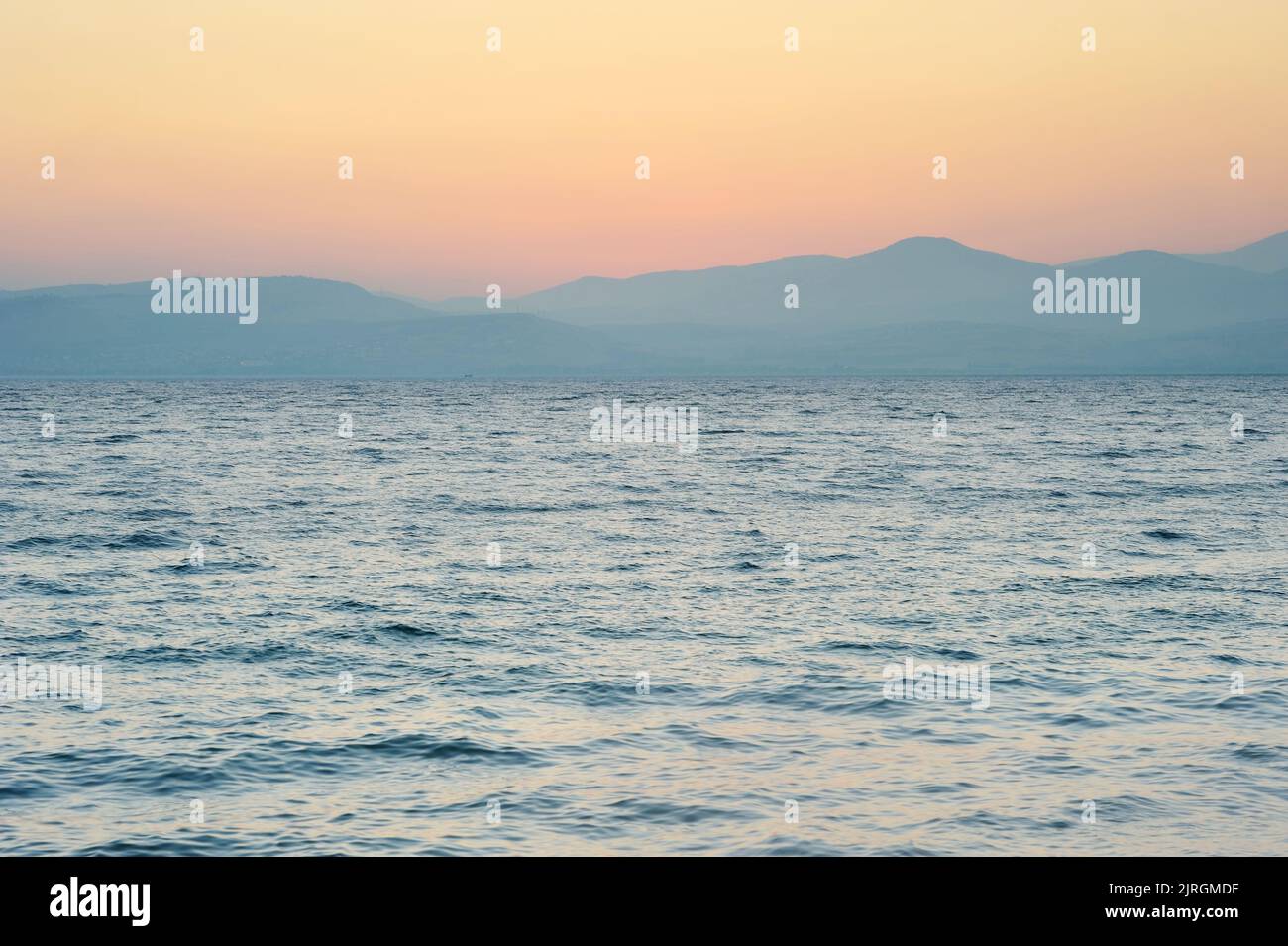 Sea of Galilee (Kinneret), the largest freshwater lake in Israel Stock ...