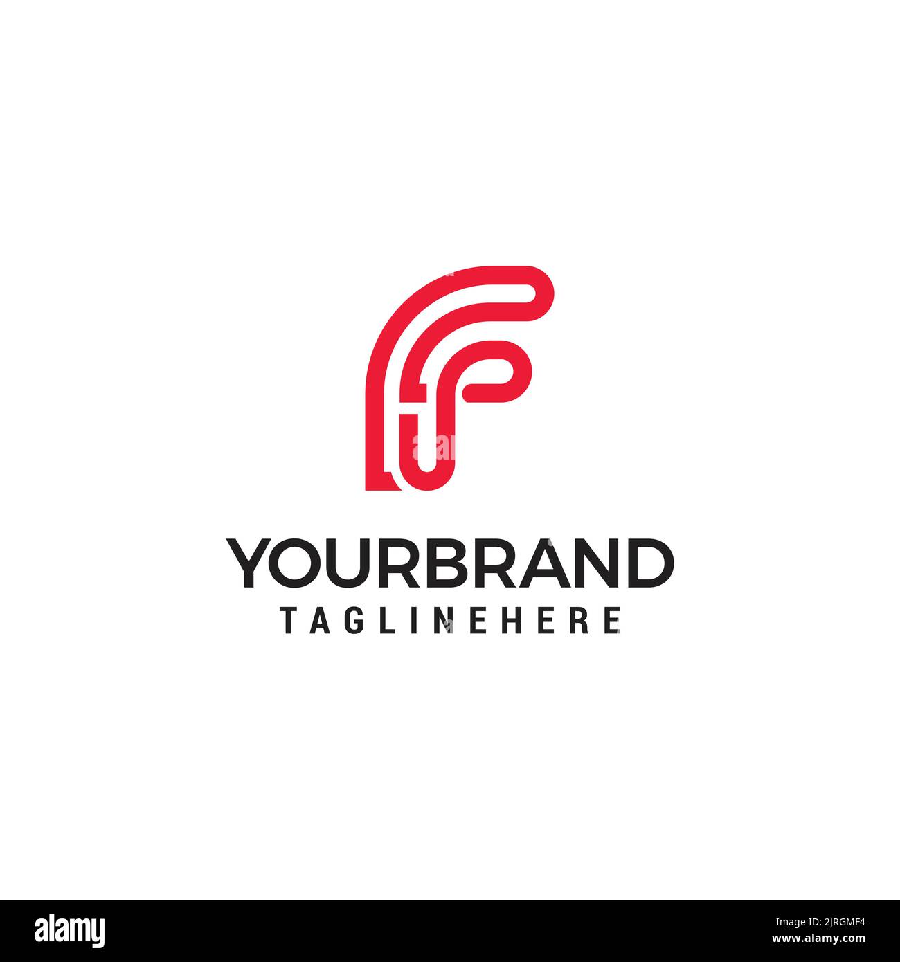 Hfp logo design hi-res stock photography and images - Alamy