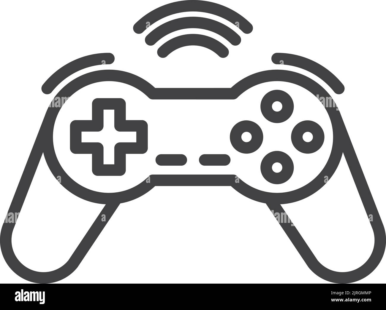 Game controller line icon. Console player symbol Stock Vector Image ... Game controller line icon. Console player symbol Stock Vector Image ...