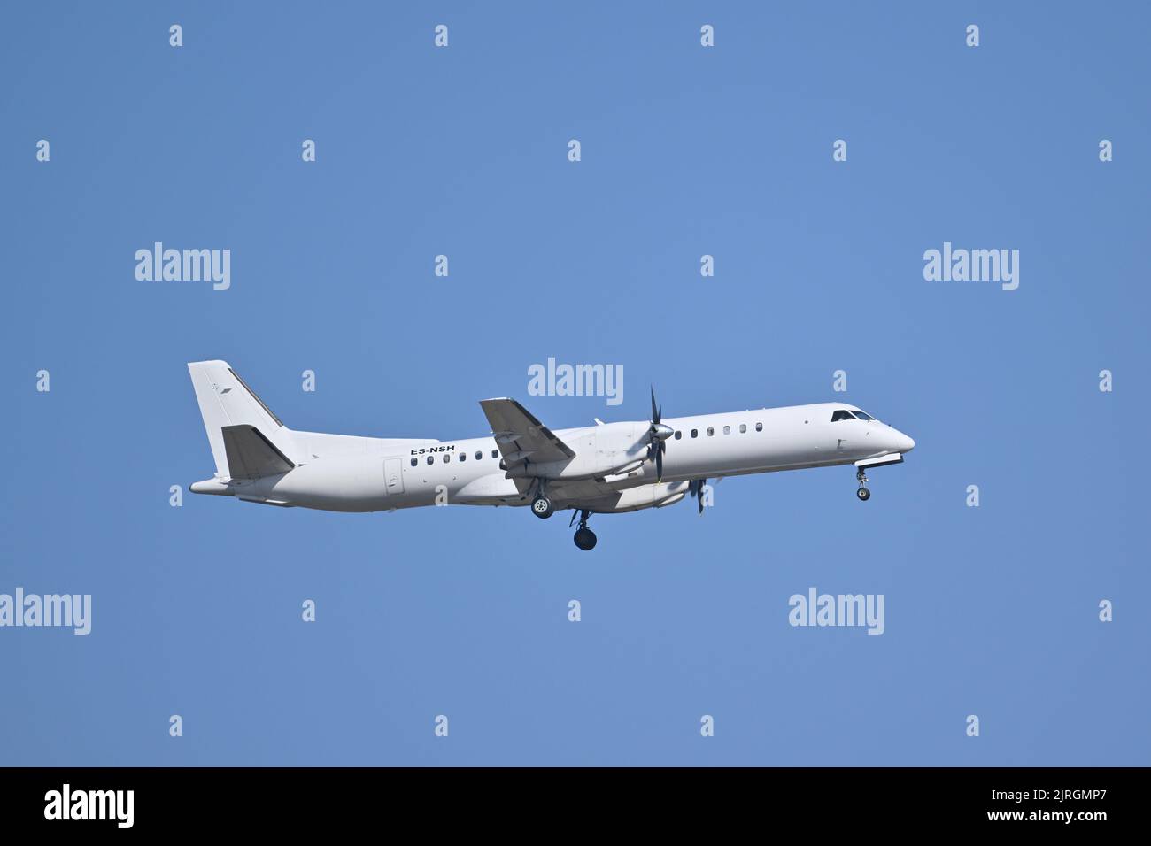 Munich, Germany - March 27. 2022 : NyxAir Saab 2000 with the aircraft ...
