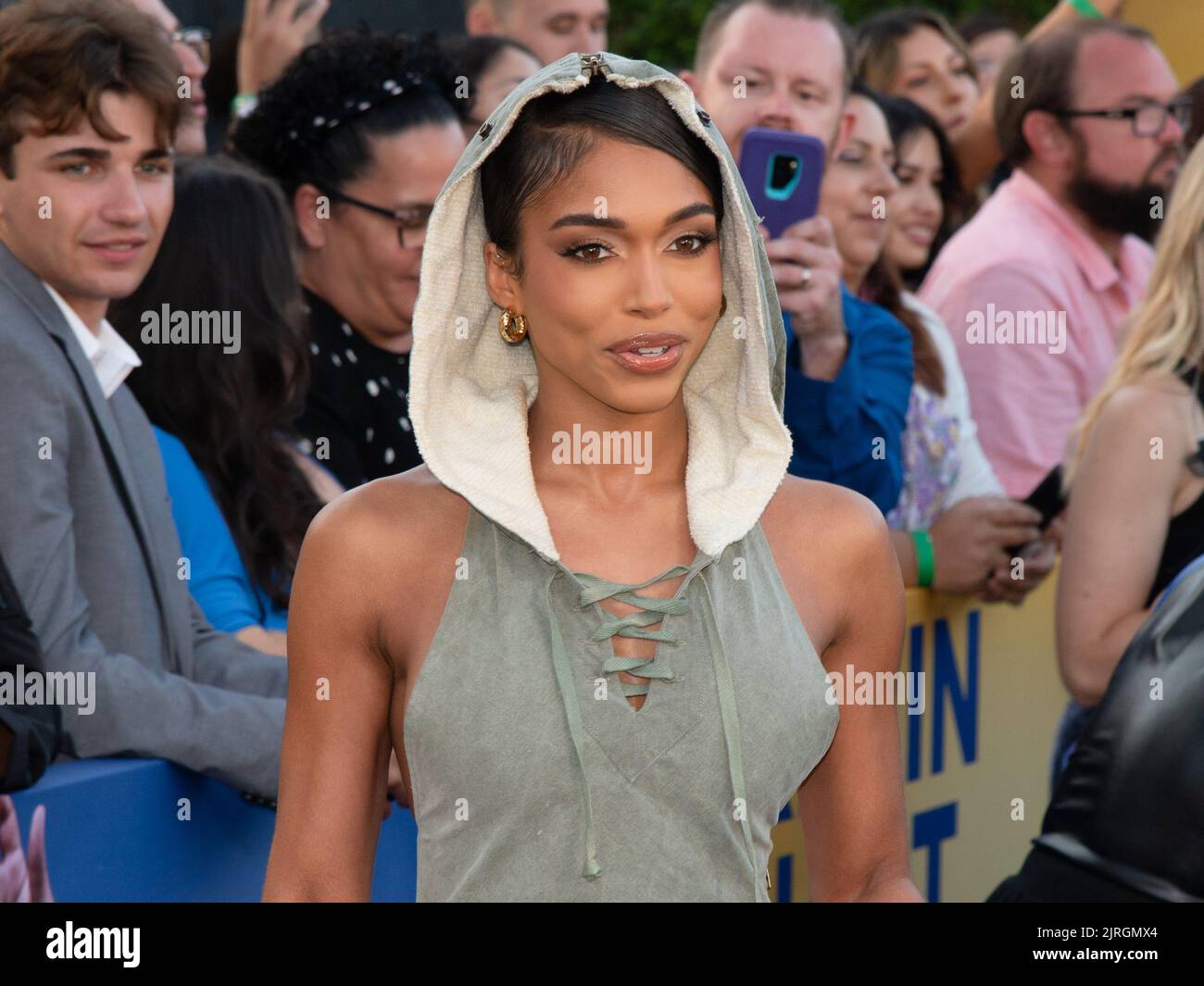 August 23, 2022, Westwood, California, USA: Lori Harvey attends the Los ...