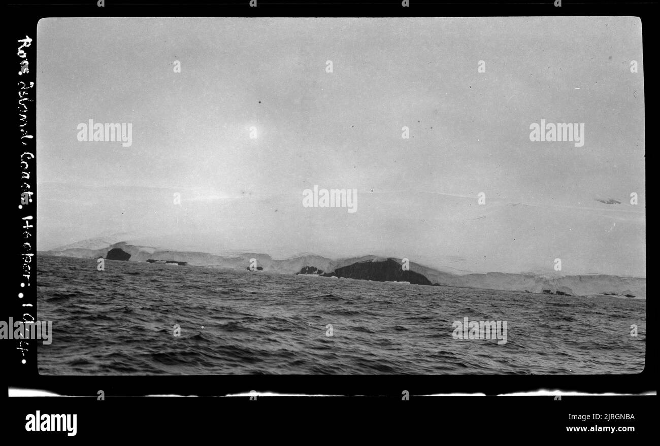 Ross, Island coast, 1924, Southern Ocean, by Captain George Samuel ...