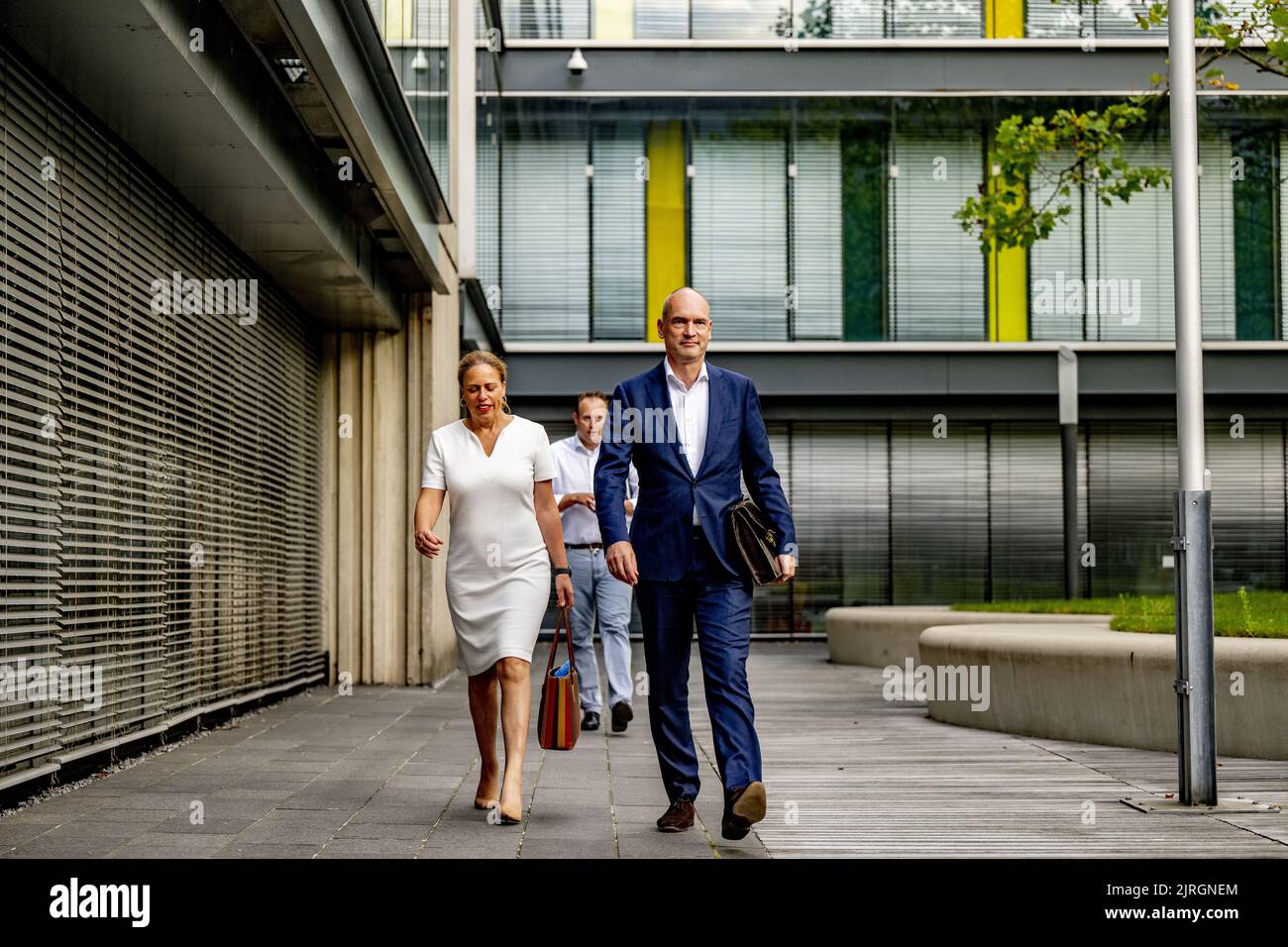 2022-08-24 19:28:56 THE HAGUE - Gert-Jan Segers and Carola Schouten ...