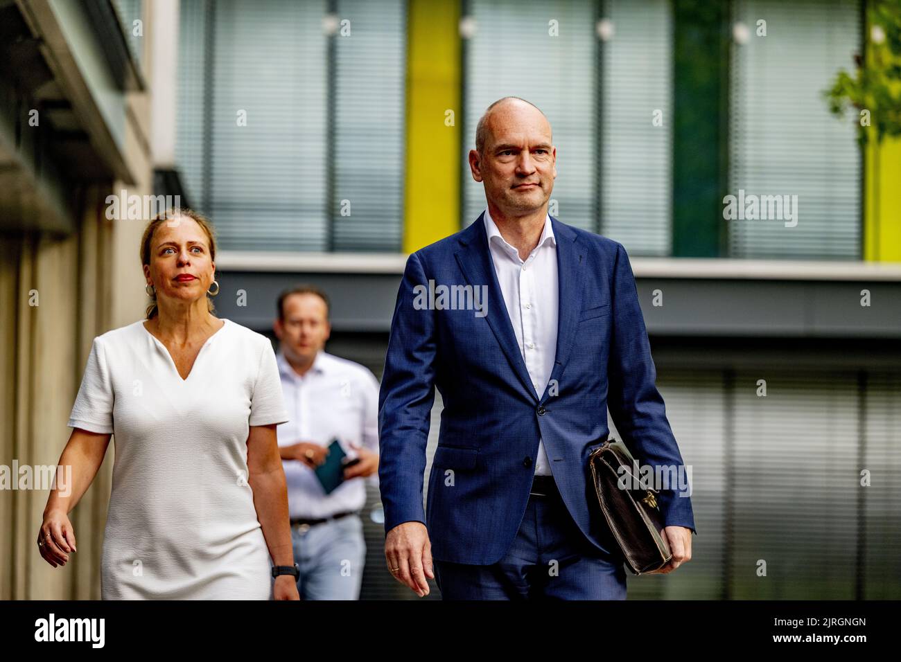 2022-08-24 19:28:57 THE HAGUE - Gert-Jan Segers and Carola Schouten ...
