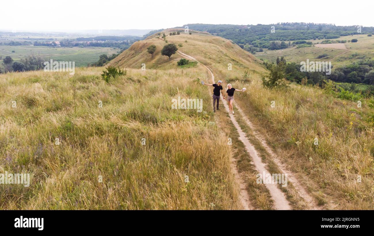 Extensive rural landscape with patches of fields, orchards and hedges ...
