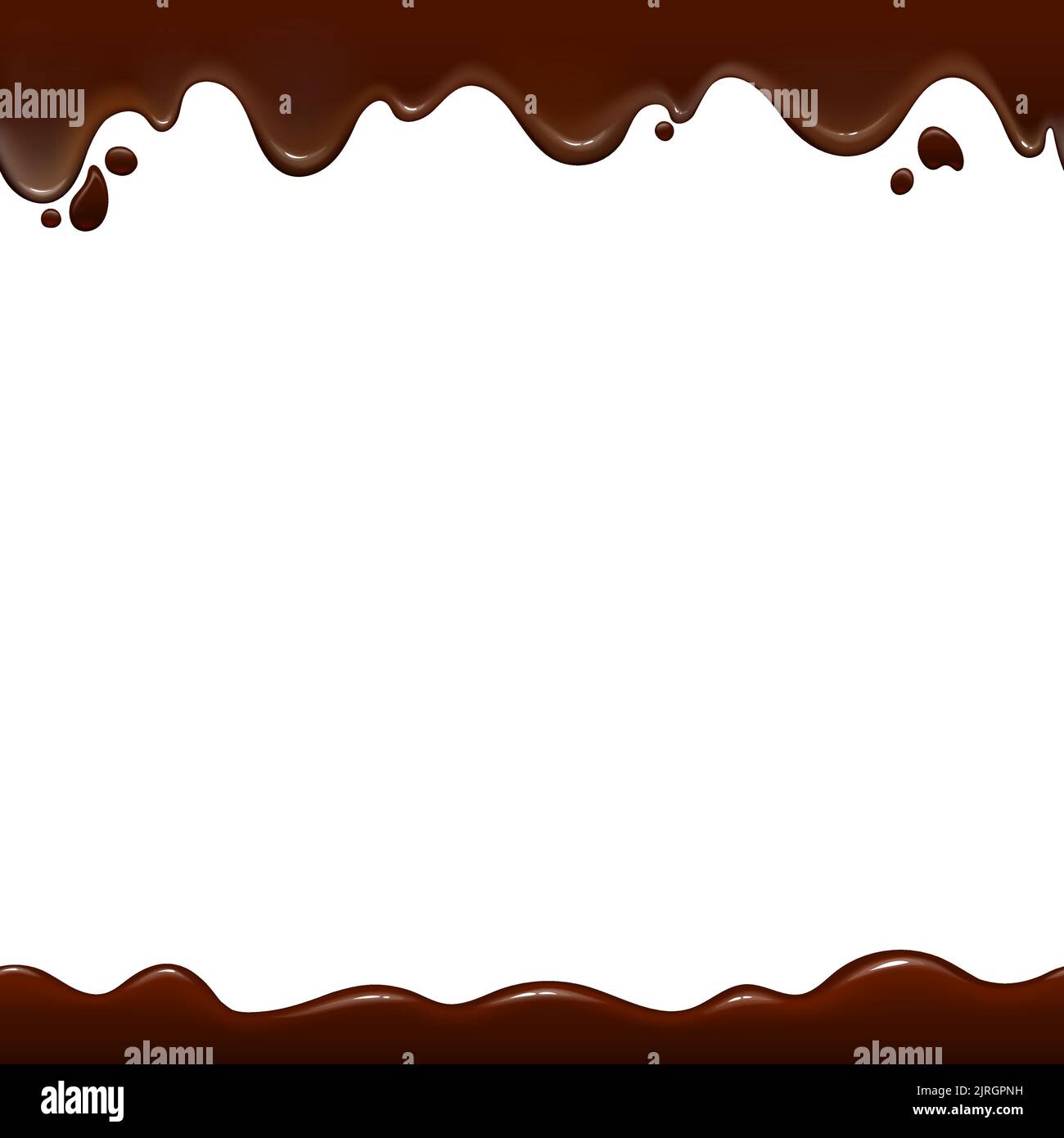 Dripping Chocolate Border