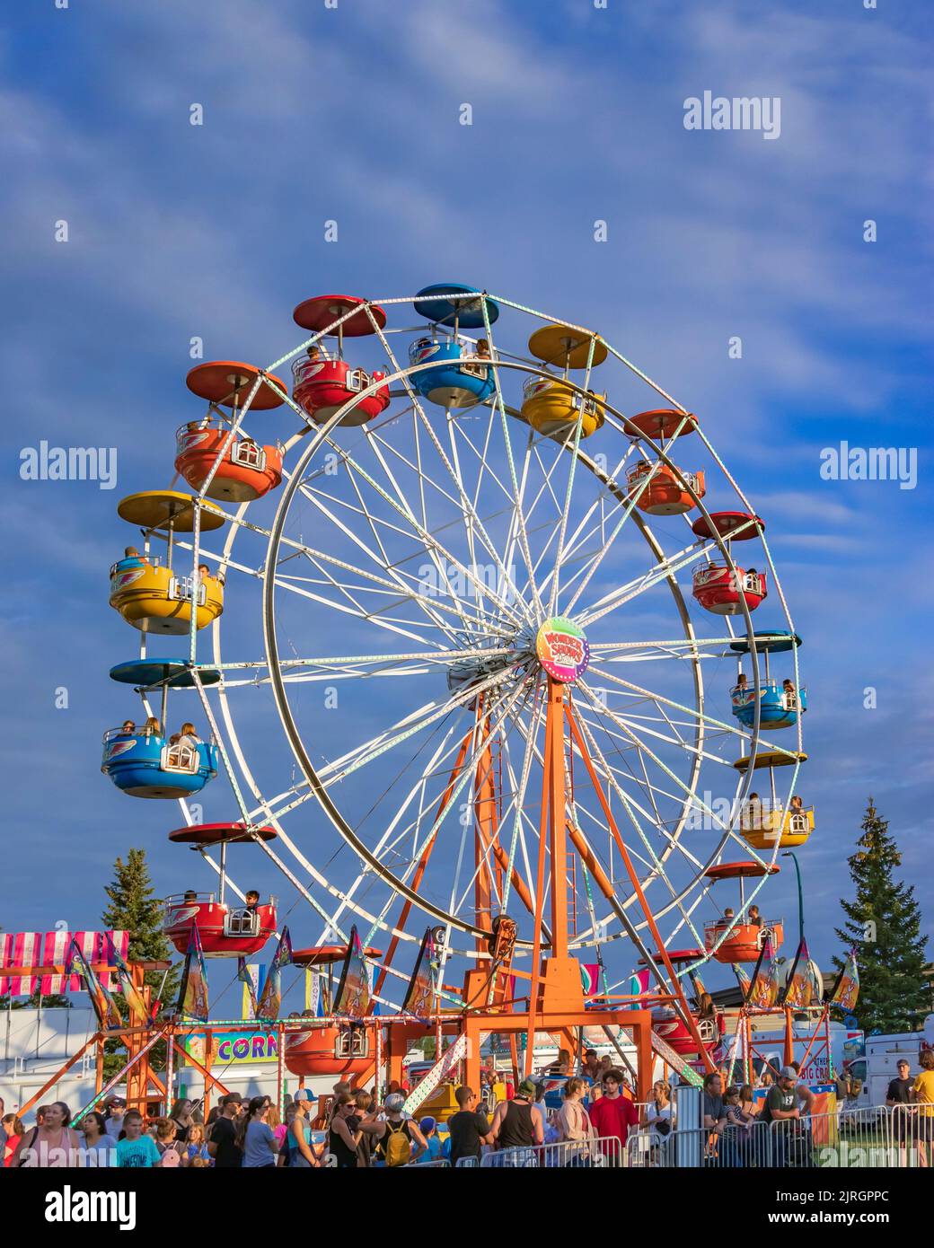 The Wonder shows Midway at the Harvest Festival in Winkler, Manitoba ...