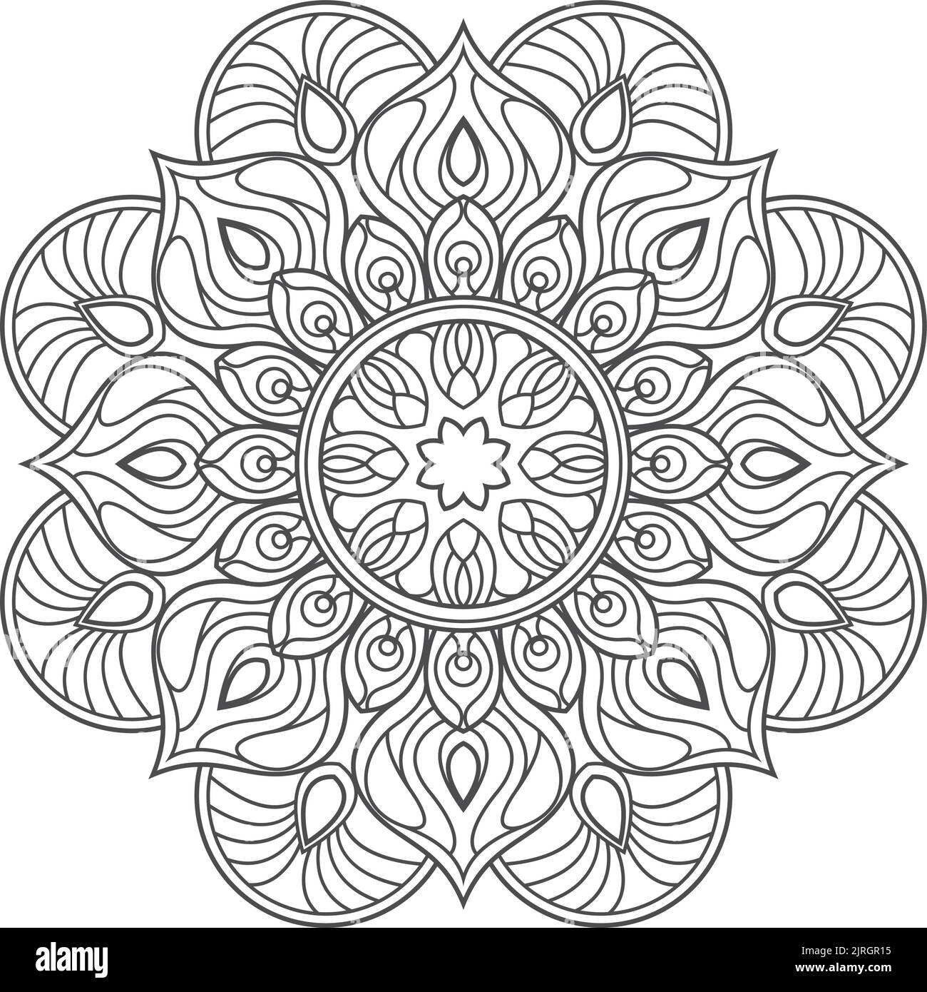 Indian line art hi-res stock photography and images - Alamy