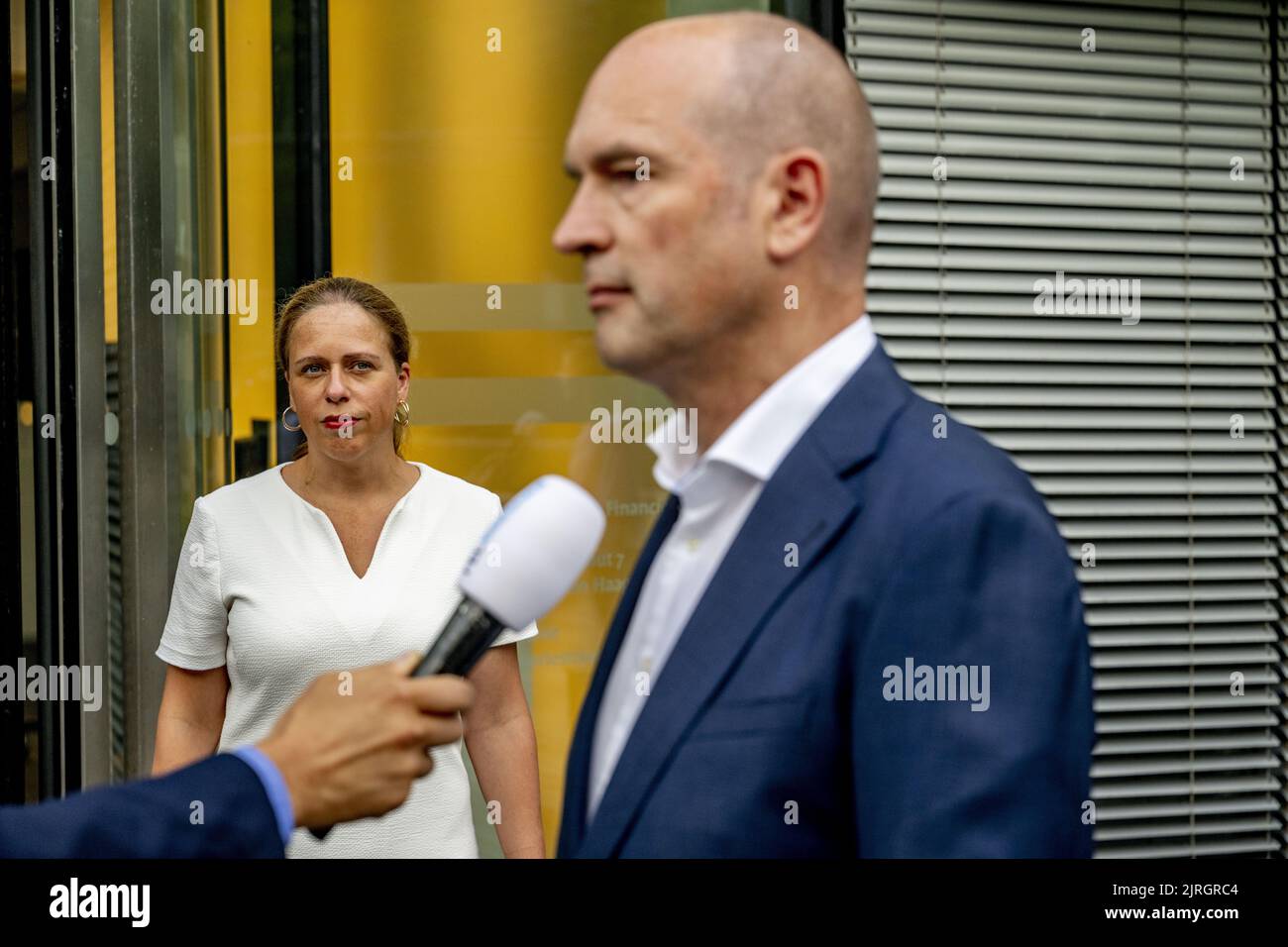 2022-08-24 19:30:17 THE HAGUE - Gert-Jan Segers and Carola Schouten ...