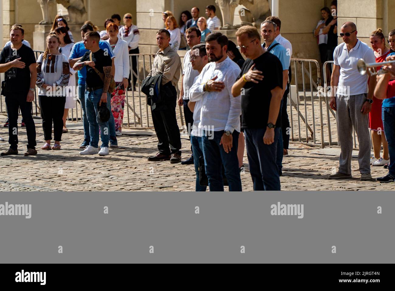 Liviv, Liviv Oblast, Ukraine. 24th Aug, 2022. Lviv celebrates Ukraine's ...