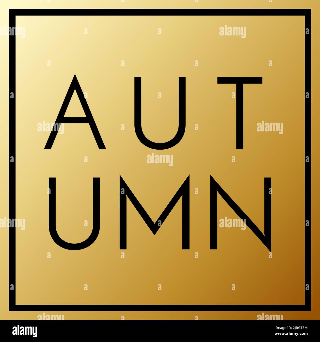Autumn background. Autumn seasonal poster. Abstract gold background ...
