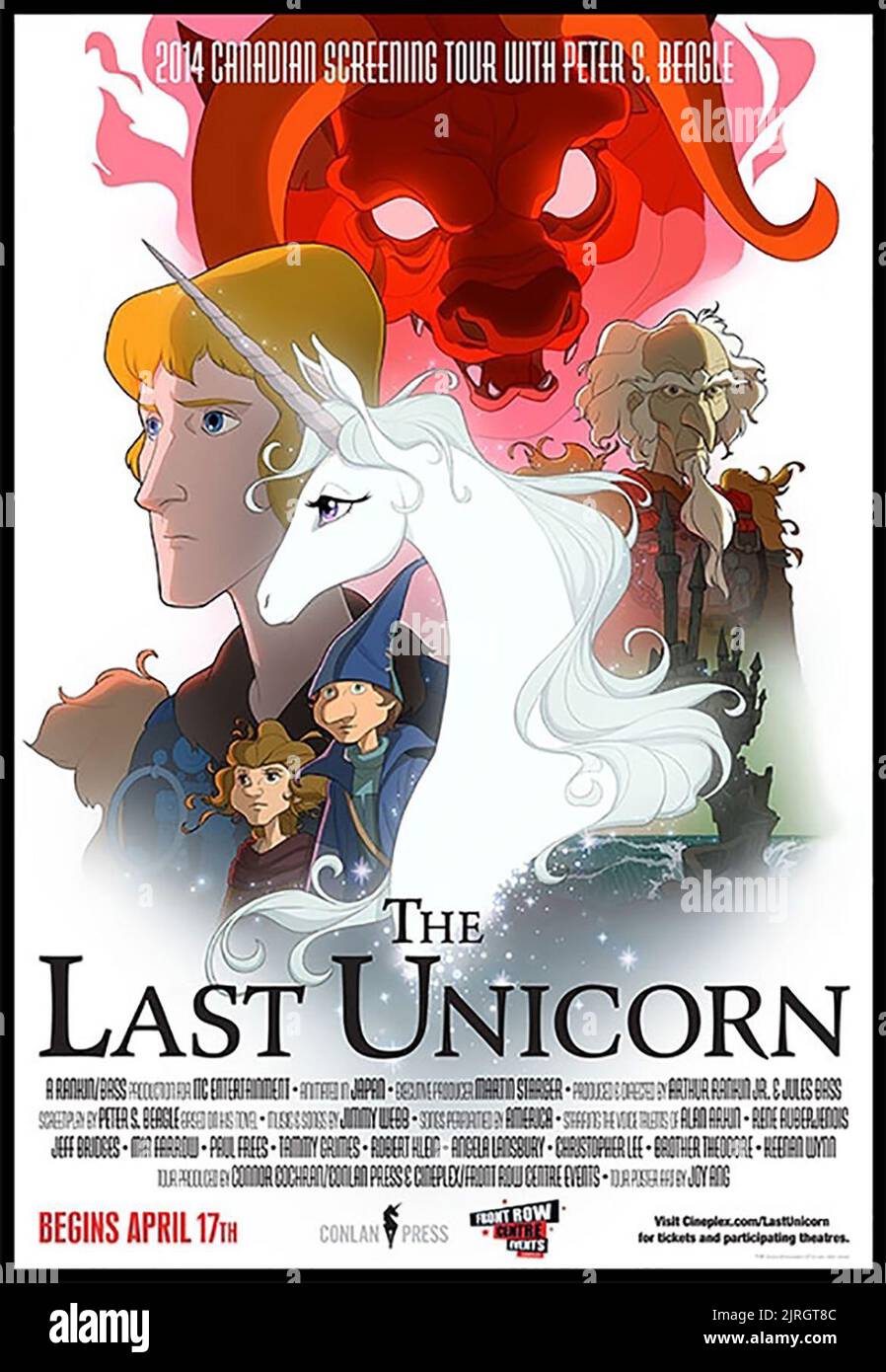 MOVIE POSTER, THE LAST UNICORN, 1982 Stock Photo - Alamy