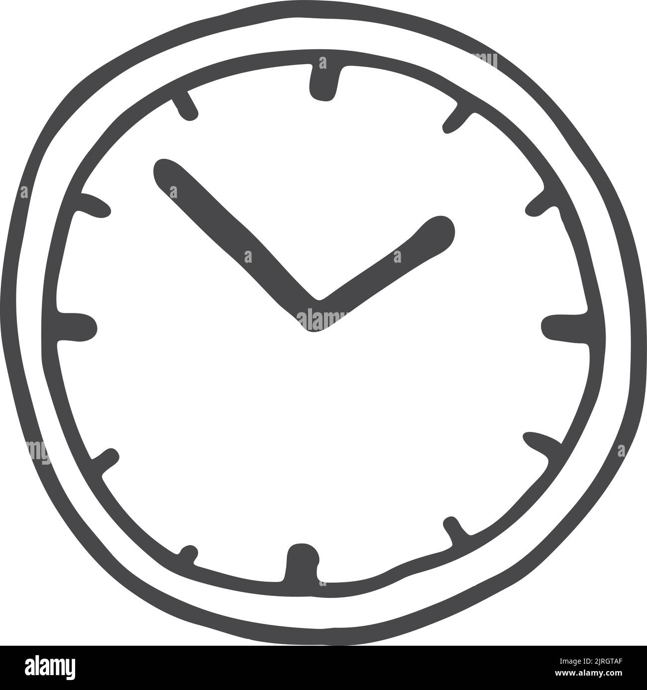 Round timer icon outline Black and White Stock Photos & Images - Alamy