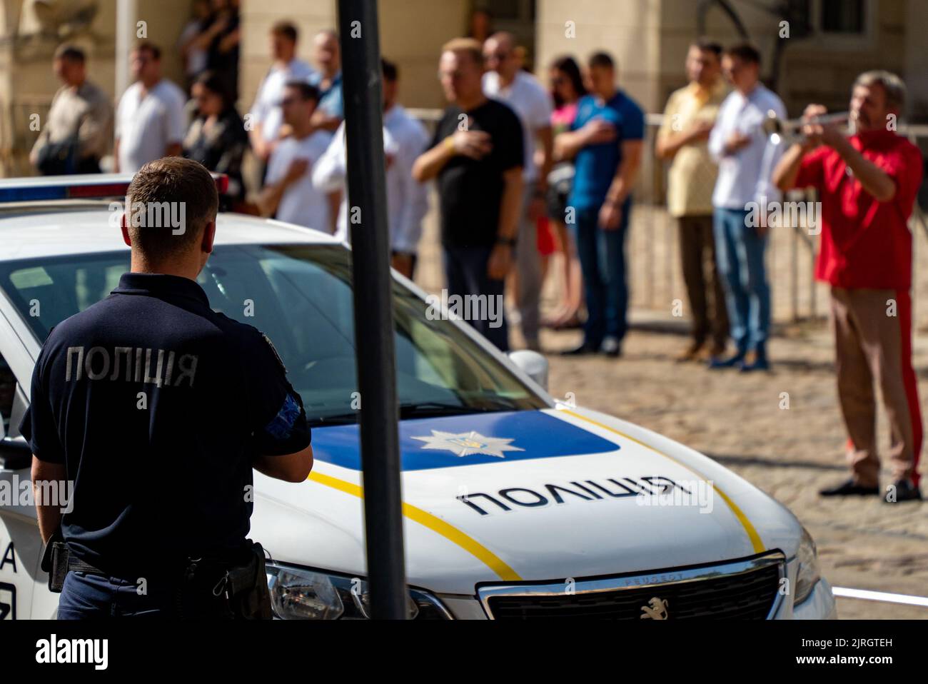 Liviv, Liviv Oblast, Ukraine. 24th Aug, 2022. Lviv celebrates Ukraine's ...