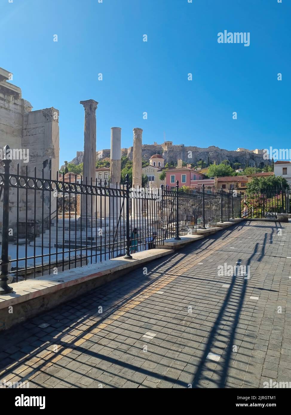 The Acropolis of Athens, Greece, with the Parthenon Temple on top of ...