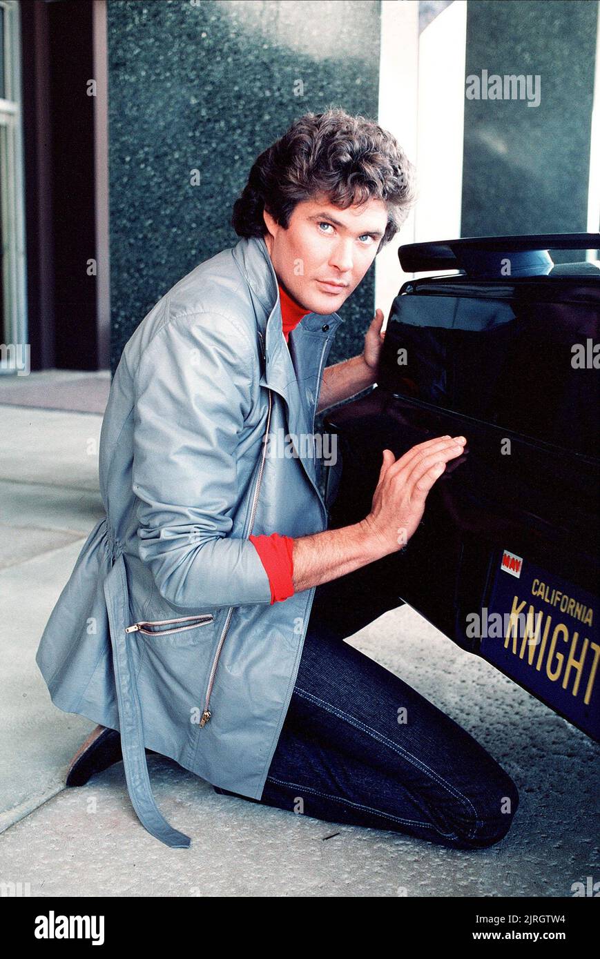 DAVID HASSELHOFF, KNIGHT RIDER, 1982 Stock Photo - Alamy