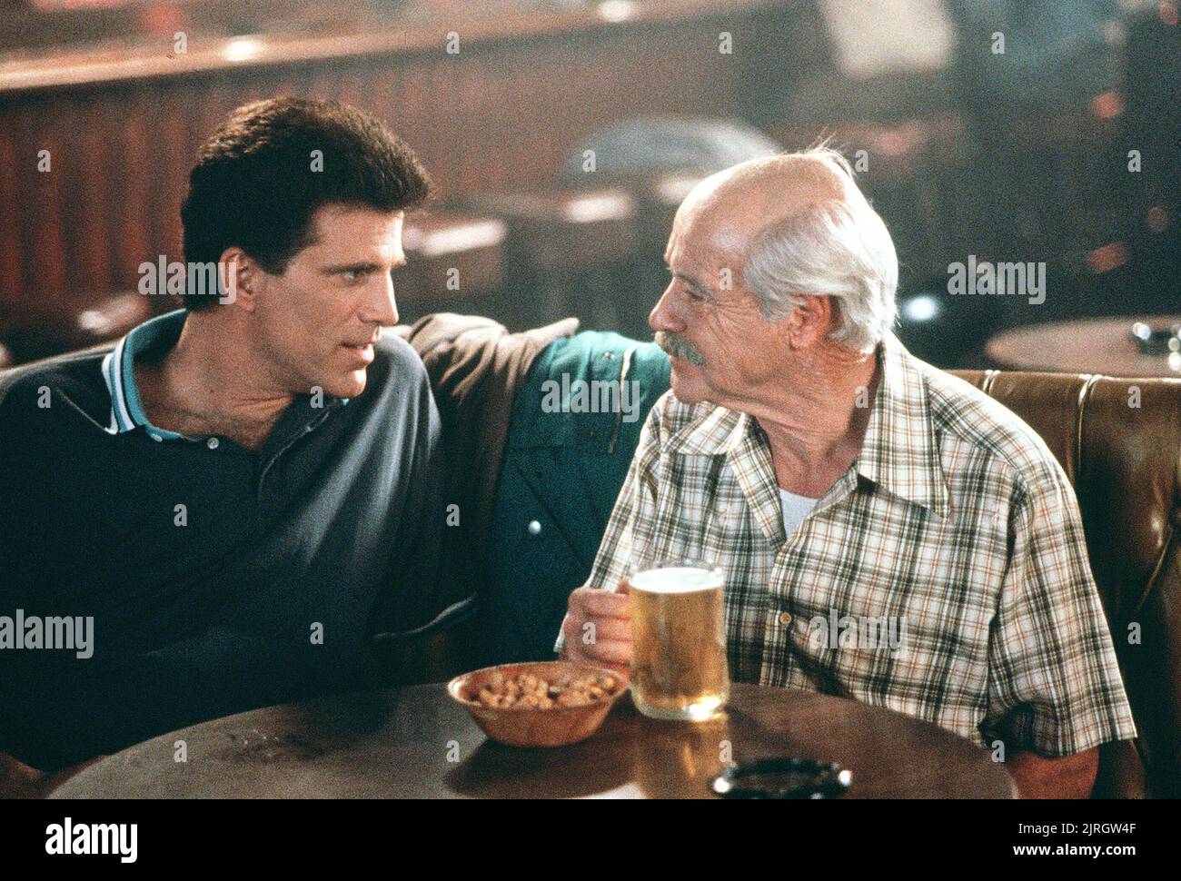 TED DANSON, JACK LEMMON, DAD, 1989 Stock Photo - Alamy