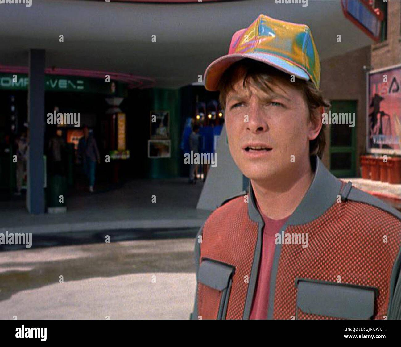 MICHAEL J. FOX, BACK TO THE FUTURE PART II, 1989 Stock Photo - Alamy