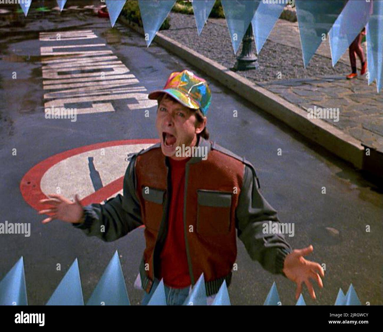 MICHAEL J. FOX, BACK TO THE FUTURE PART II, 1989 Stock Photo - Alamy
