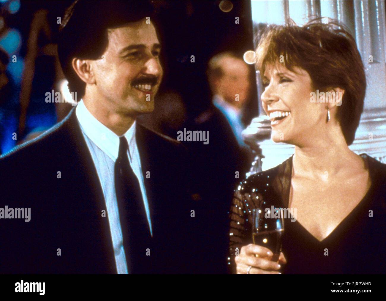 BRUNO KIRBY, CARRIE FISHER, WHEN HARRY MET SALLY..., 1989 Stock Photo ...
